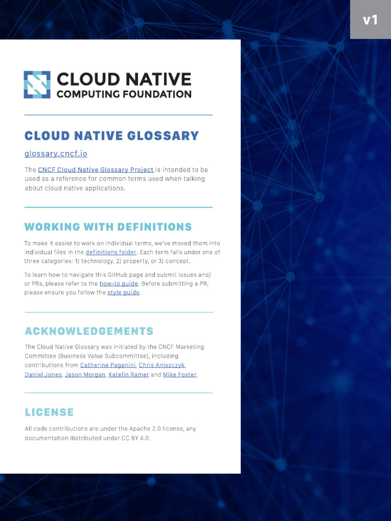 cloud native glossary | PDF