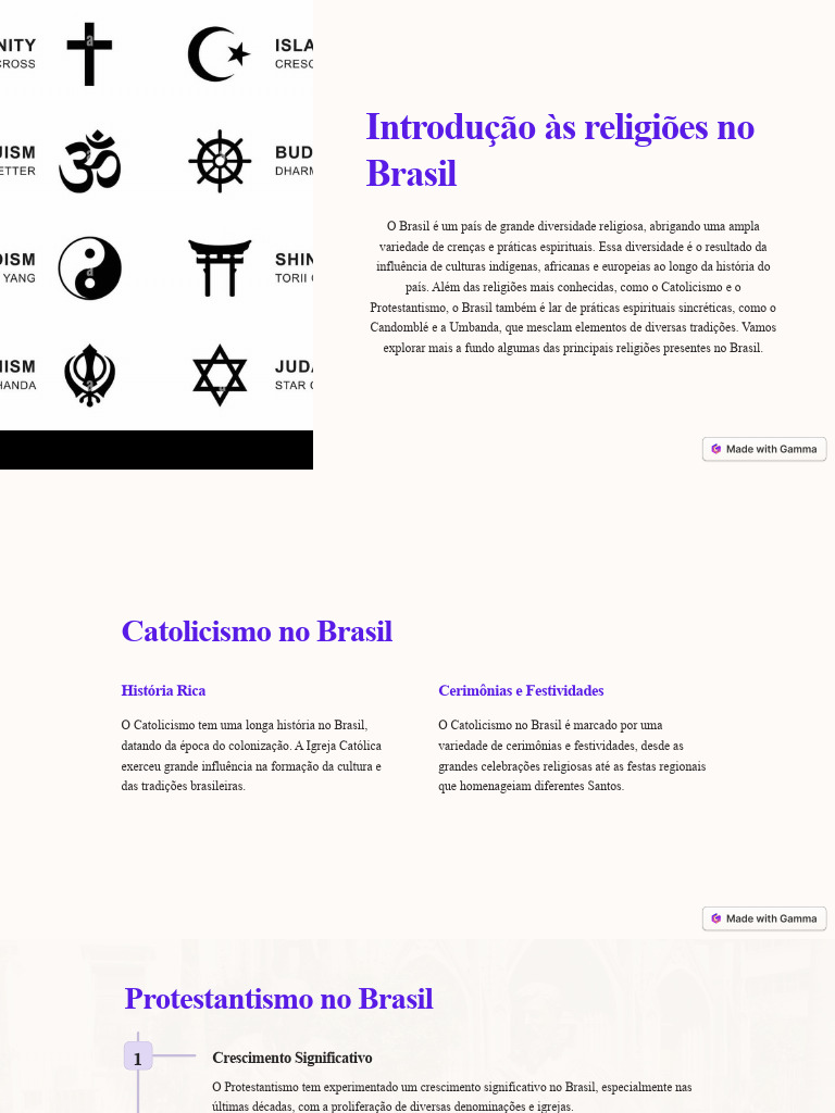 Introducao As Religioes No Brasil | PDF