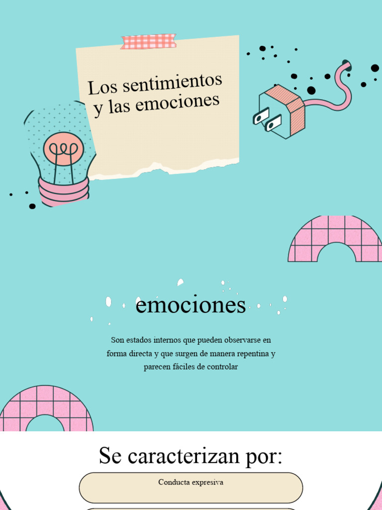 Las Emociones Y Los Sentimientos Pdf