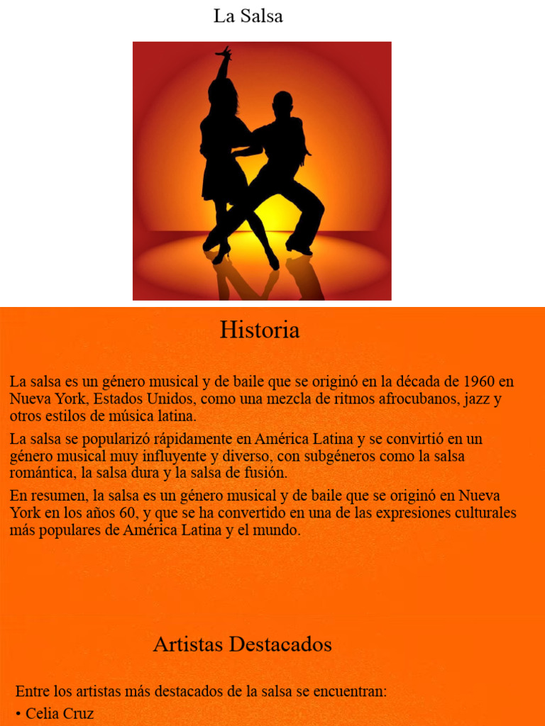 Historia y Artistas de la Salsa | PDF