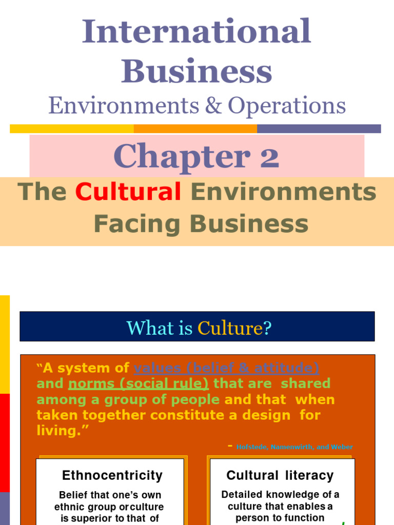 Chapter 3 Culture Pdf