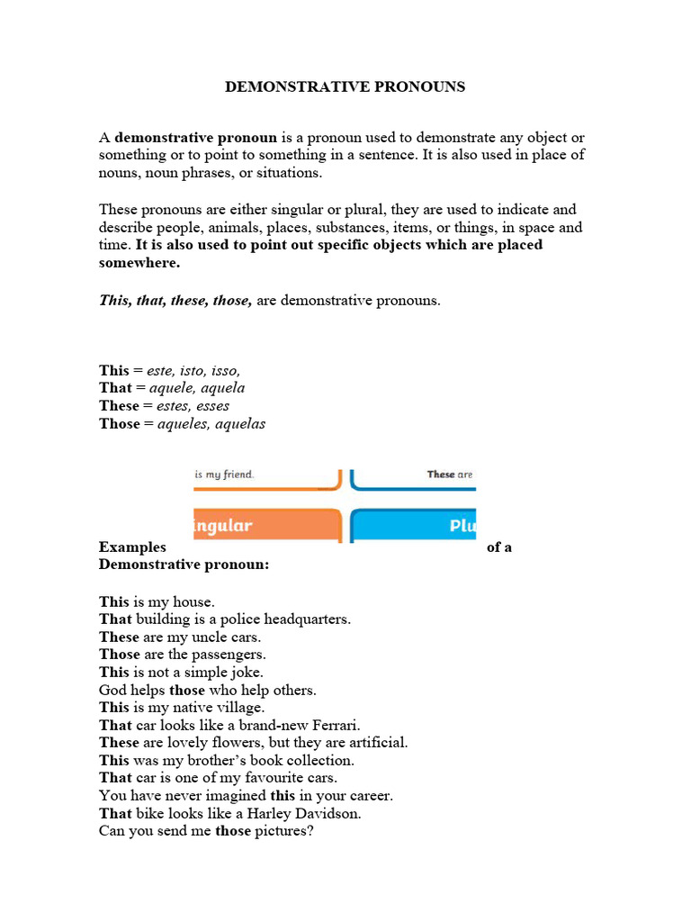 Demonstratives | PDF | Poetry