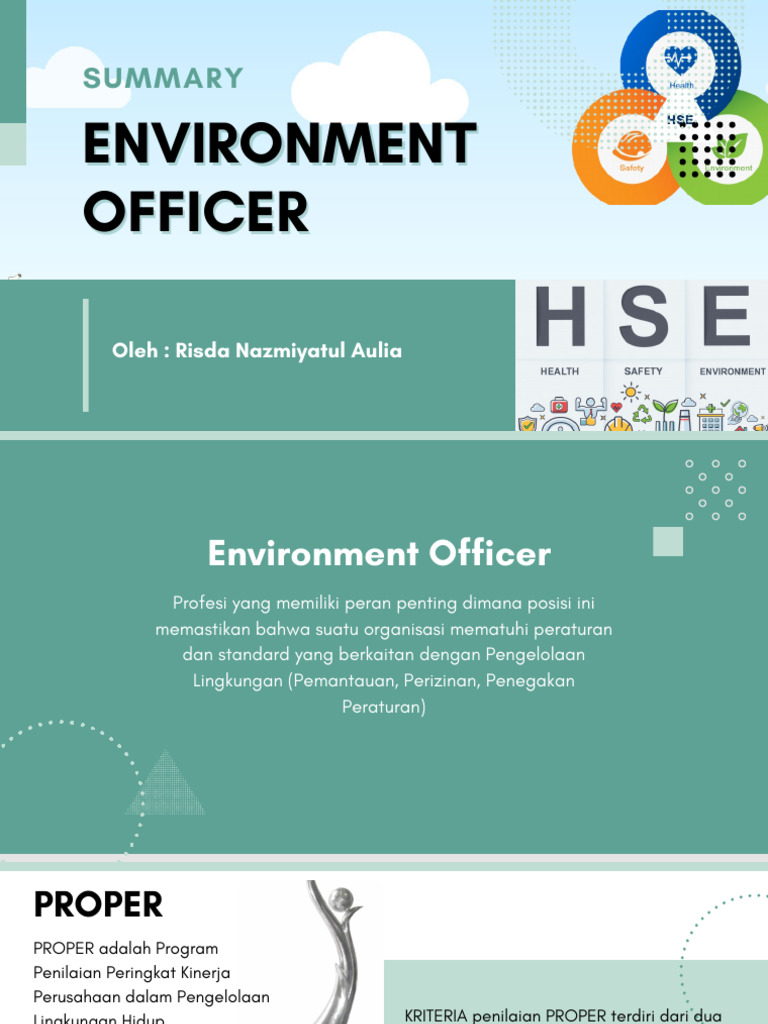 Environmental Training | PDF