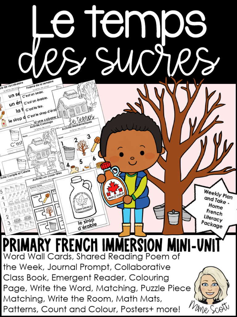 Des Sucres: Primary French Immersion Mini-Unit | PDF | Human ...