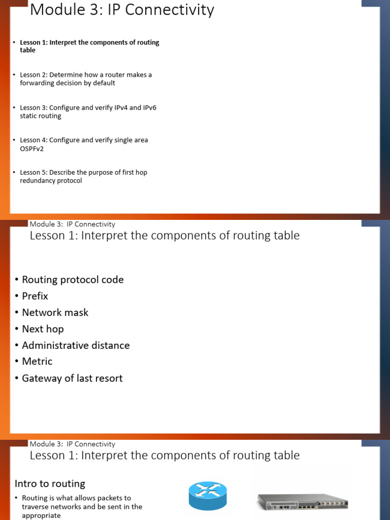 CCNA Enterprise 200 301 Modul3 | PDF | Computers