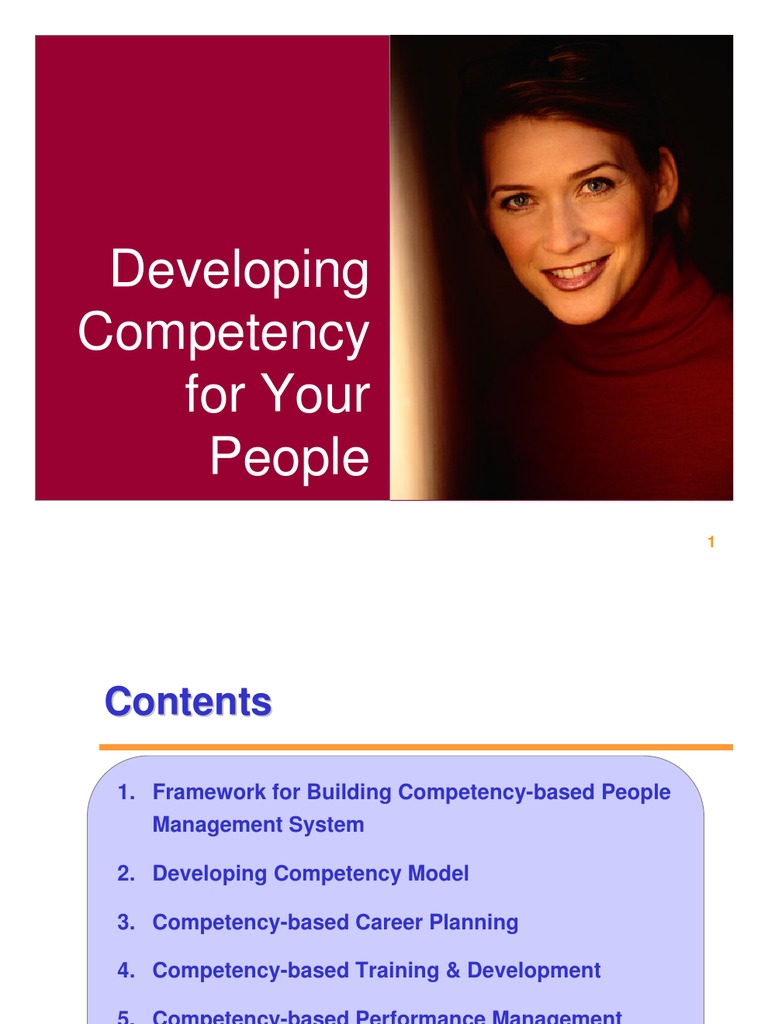 Competency-Based People Management Framework | PDF | Competence (Human ...