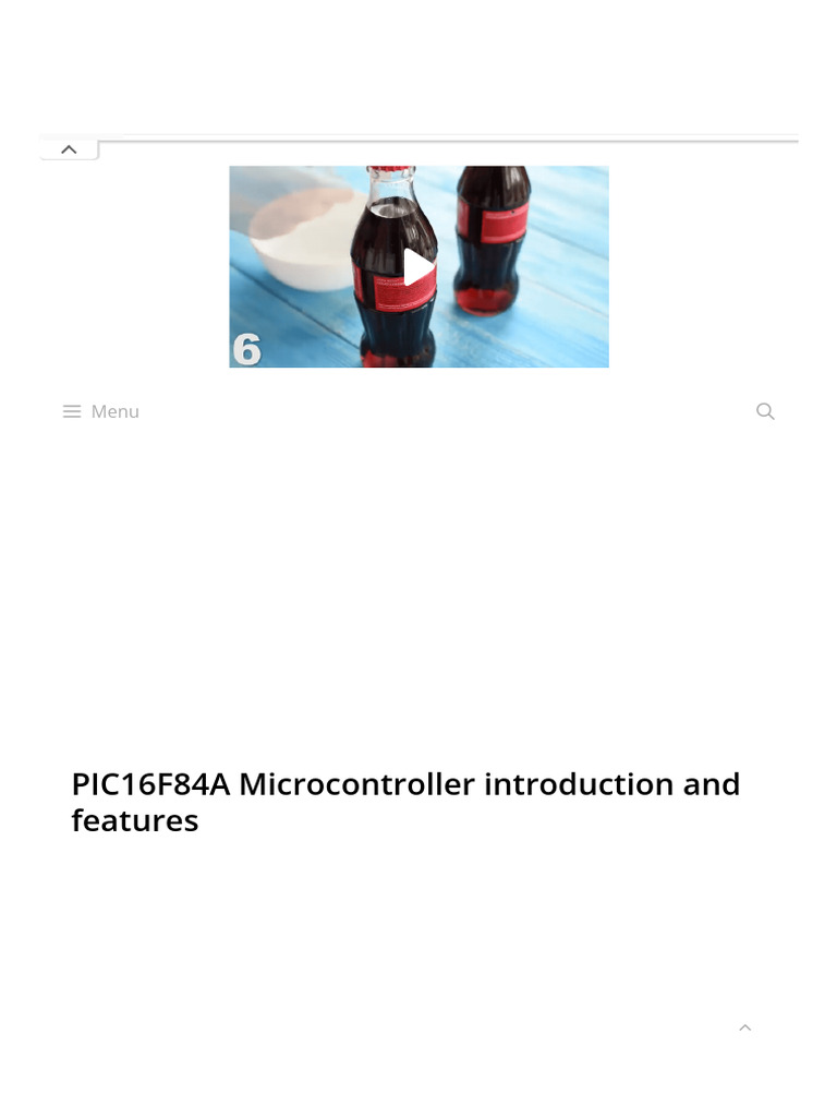 PIC16F84A Microcontroller Introduction and Features | PDF ... PIC16F84A Microcontroller Introduction and Features | PDF ...