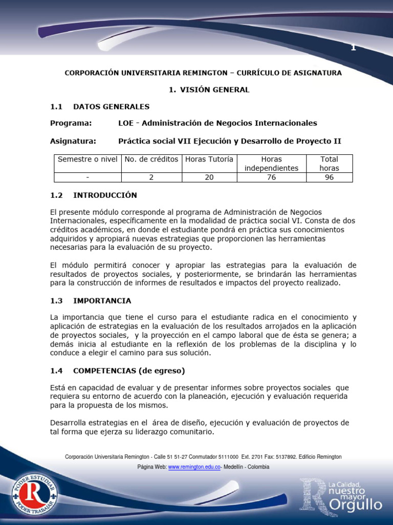 Practica Social VII Ejecucion Desarrollo Proyecto II Curriculo | PDF