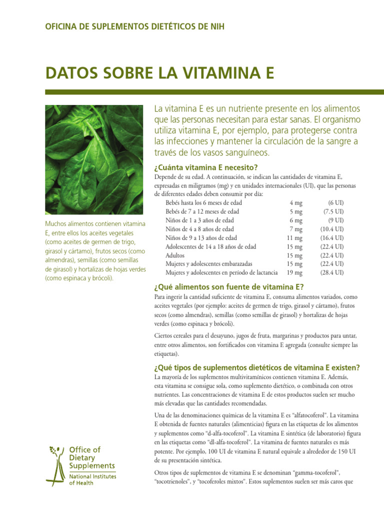 Vitamina E | PDF