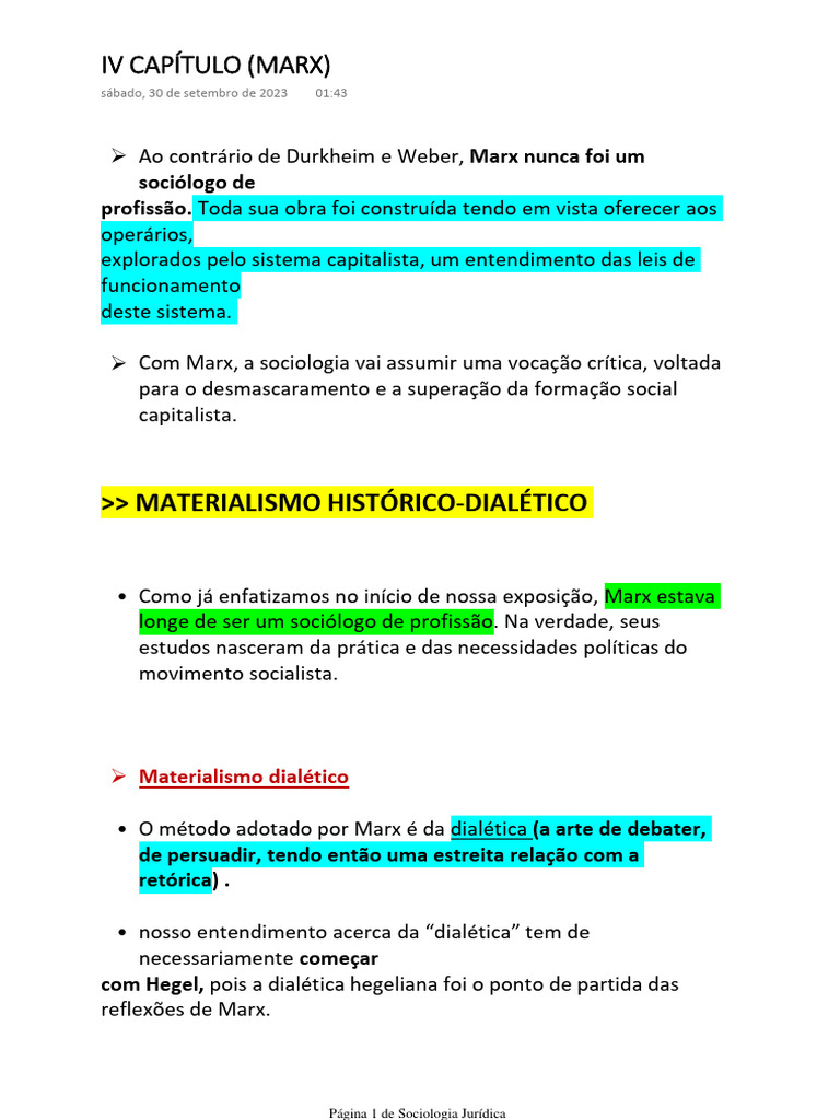 Iv Capítulo (Marx) | PDF
