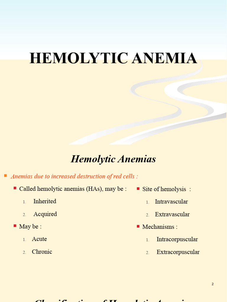 Hemolytic Anemia | PDF | Anemia | Antibody