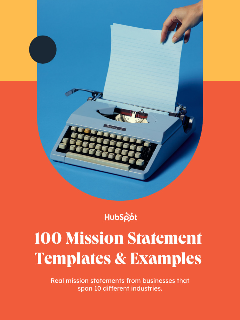 100 Mission Statement Templates & Examples-V2 | PDF | Entrepreneurship ...