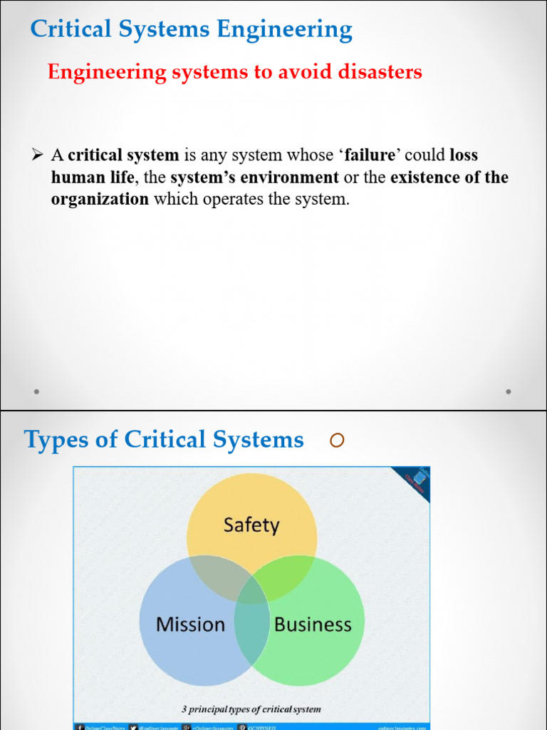 2-Critical Systemspdf | PDF | Reliability Engineering | System