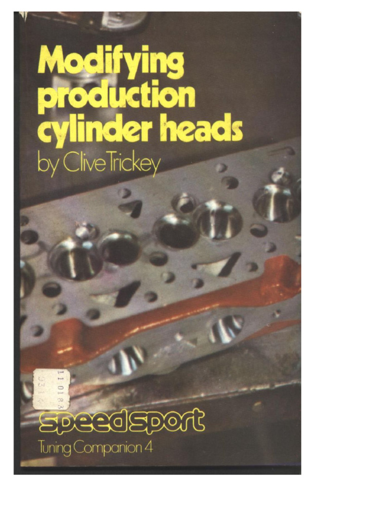 Libro Modifying Production Cylinder Heads Clive Trickey Porting