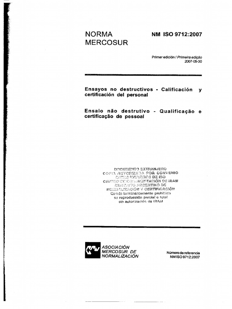 Iso NM 9712 | PDF