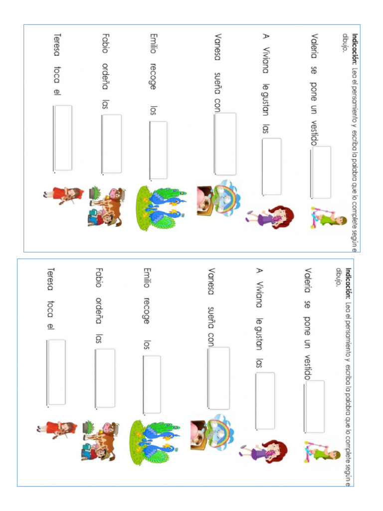 Actividad Letra V | PDF