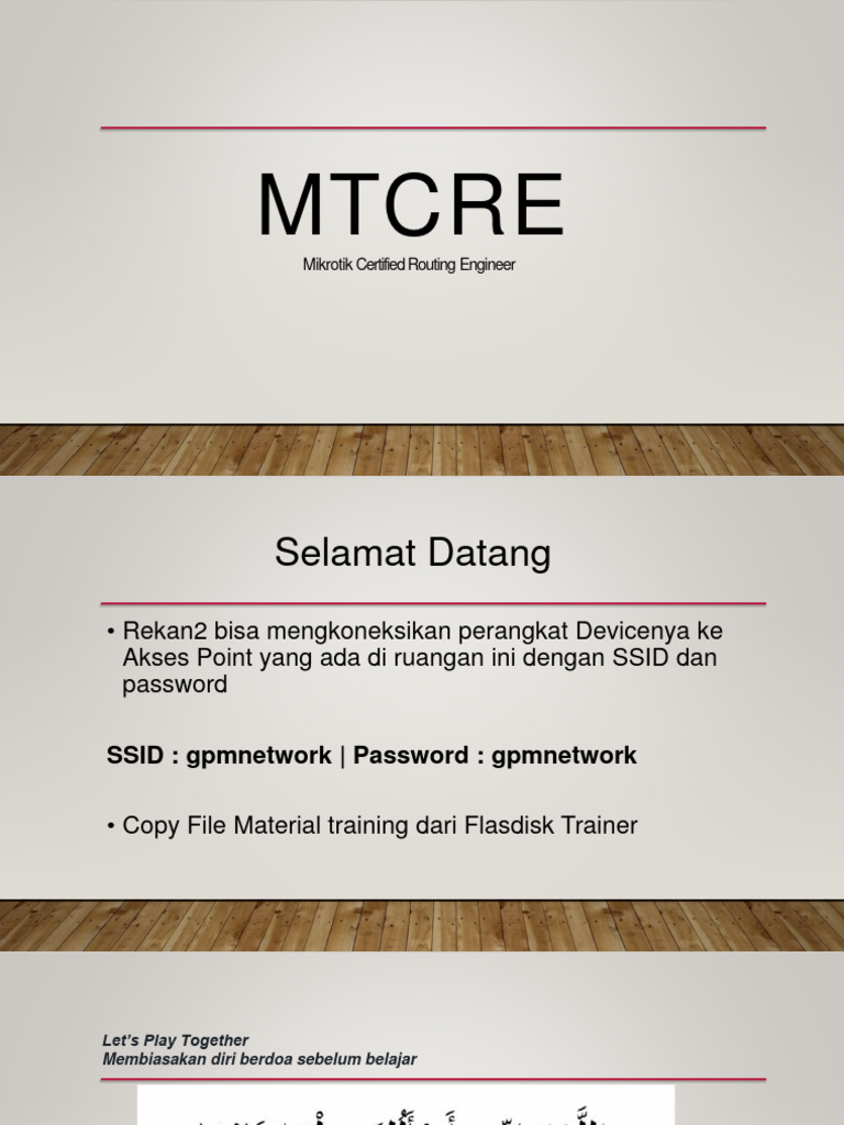 MTCRE GPMNETWORK Versi Jehan Update 1 Desember 2023 | PDF