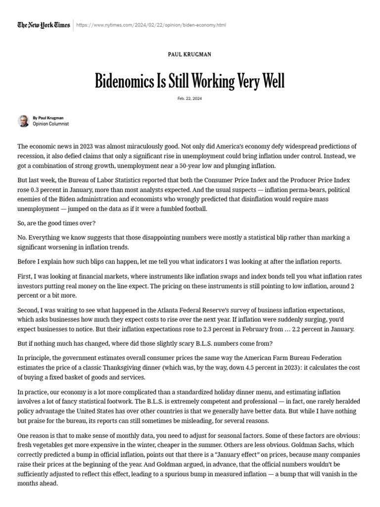 CPI and The BLS | PDF | Inflation | Consumer Price Index