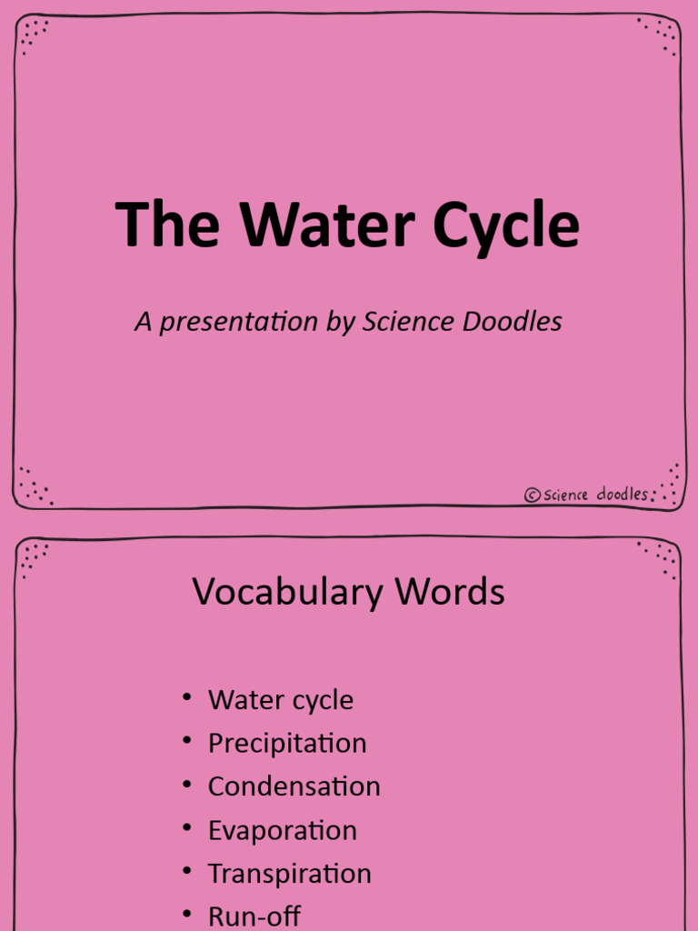 14 The Water Cycle Vocab | PDF | Science & Mathematics