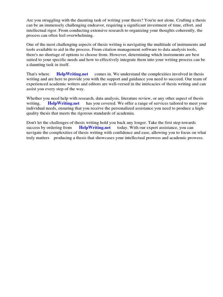 Instruments Used in Thesis Writing | PDF | Data Analysis | Validity (Statistics)