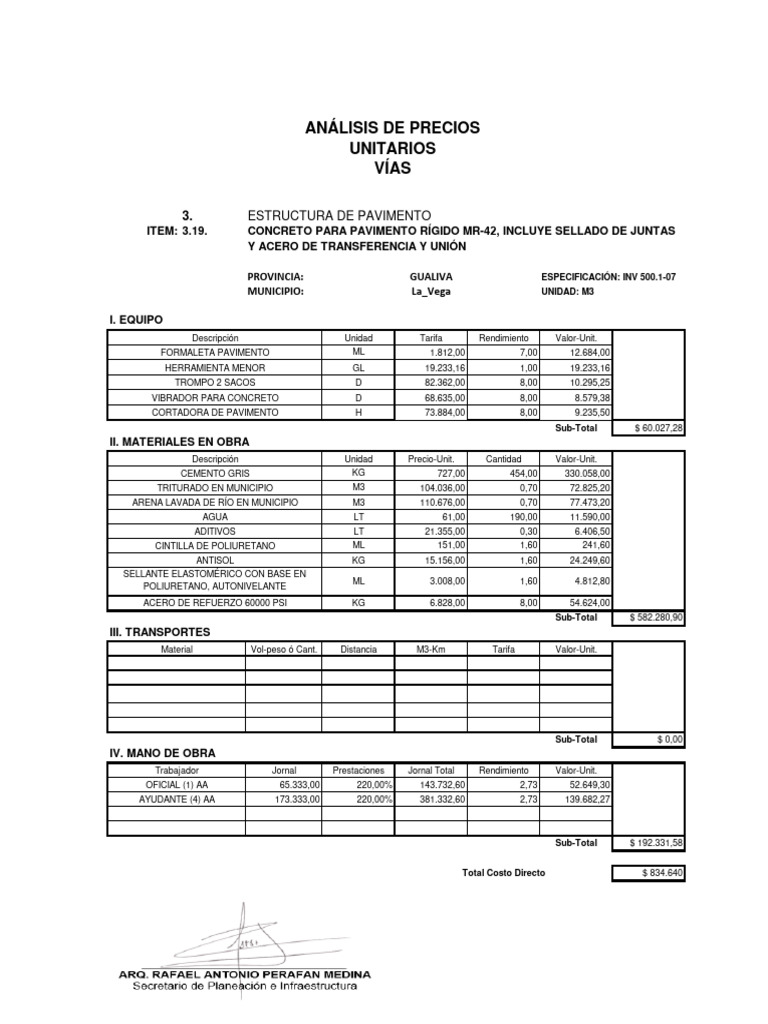 Apu Concreto MR 42 | PDF