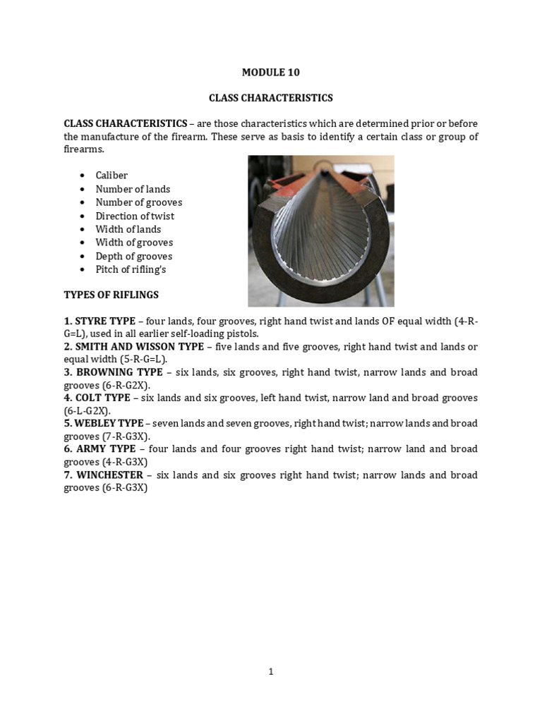 FORENSIC BALLISTICS MODULE 10 | PDF | Cartridge (Firearms) | Caliber