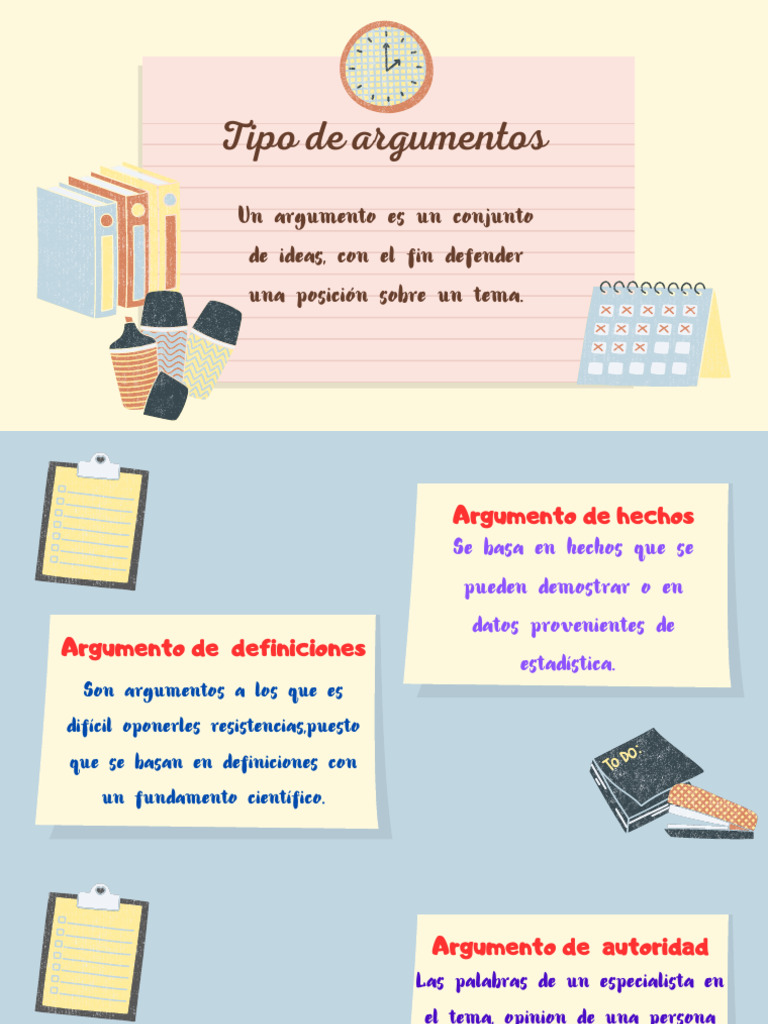 Tipos de Argumentos en Debate | PDF | Argumento | Analogía