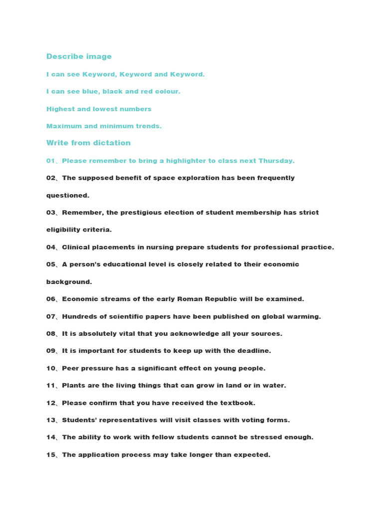 Describe Image | PDF