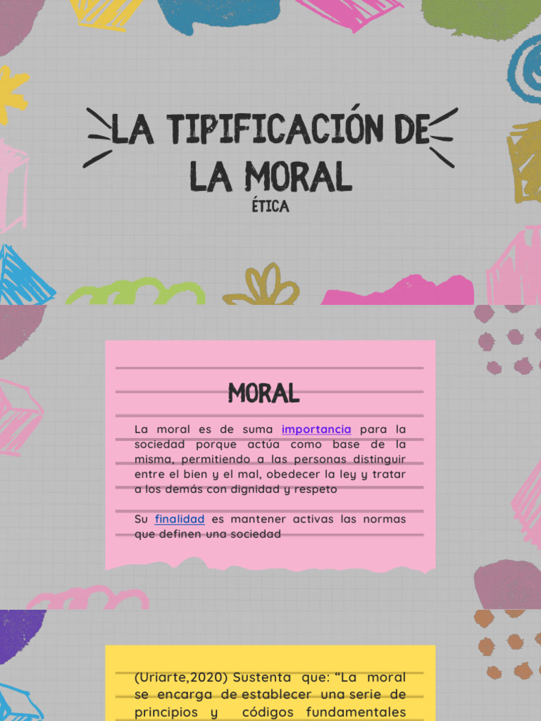 2.5 LA Tipificación de La Moral | PDF | Moralidad | Teorías filosóficas
