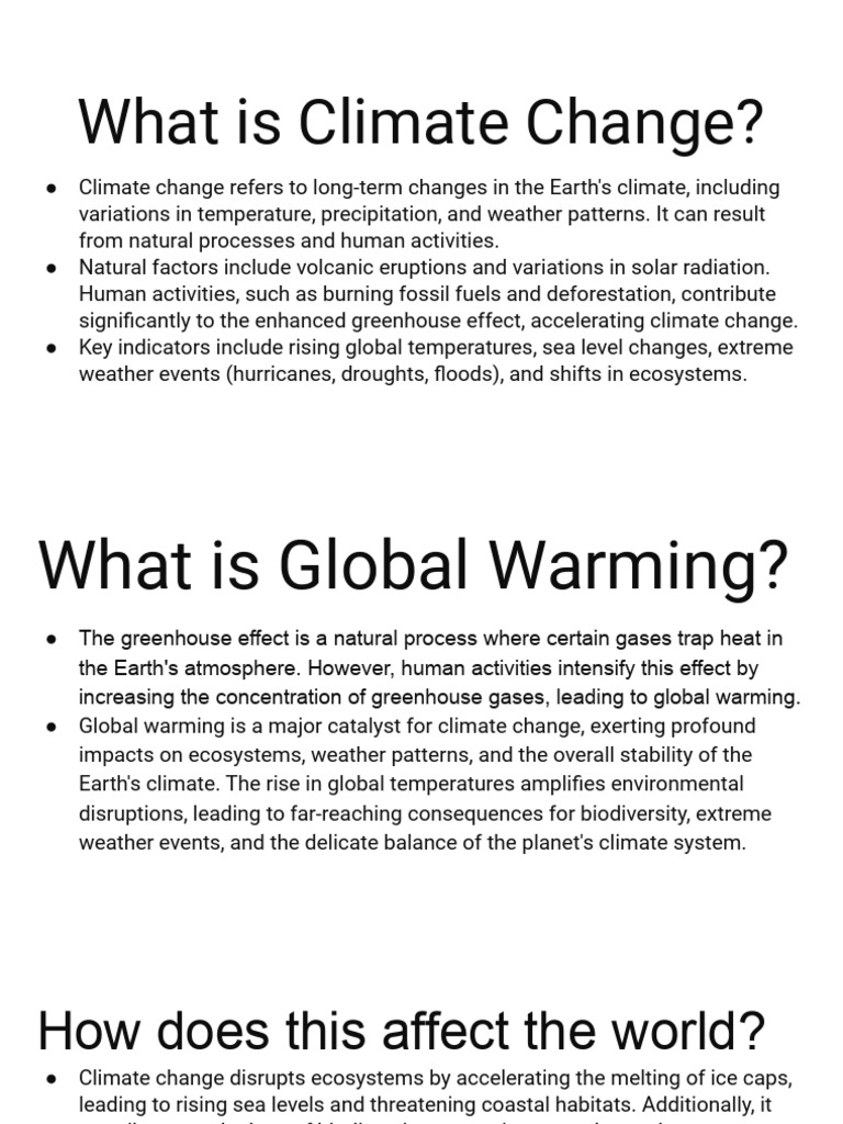 Global warming assignment | PDF