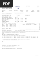 Aircraft Loadsheet and Weight Summary | PDF | Aeronautics | Aviation