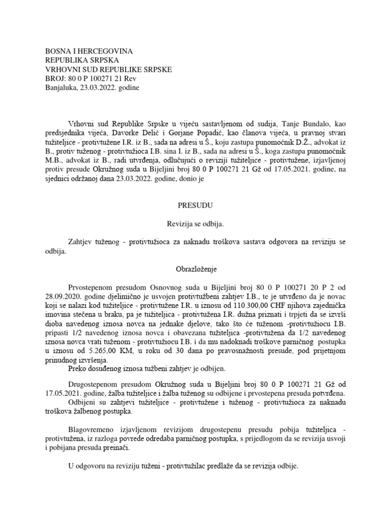 80 0 P 100271 21 Rev-Presuda | PDF