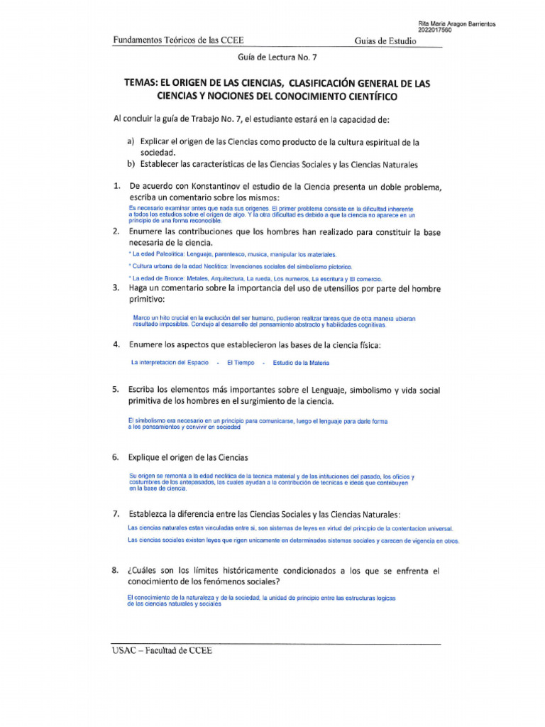 Guia no. 7 Fundamentos Teoricos CCEE | PDF