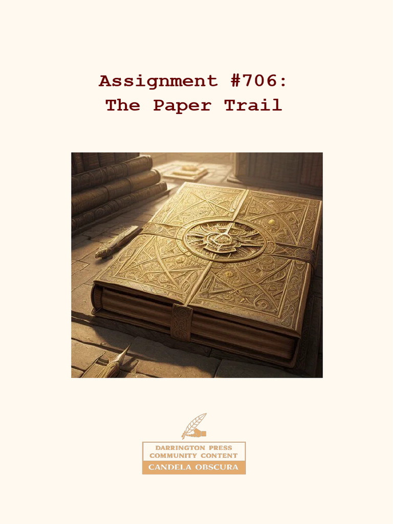 For Playtesting - Candela Obscura Module - The Paper Trail | PDF ...