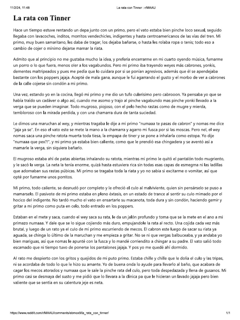 La Rata Con Thiner | PDF