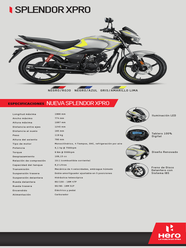 Catalogo-Splendor-Xpro | PDF