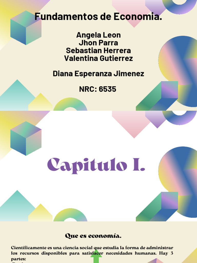 Informe Final Economia | PDF | Mercado (economía) | Producto Interno Bruto