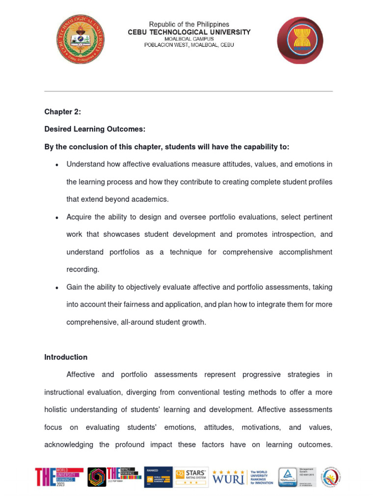 Group 4 Assessment in Learning 2 | PDF | Educational Assessment | Learning