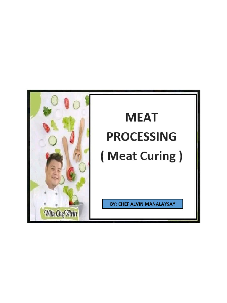 Meat Curing | PDF | Western Cuisine | Home