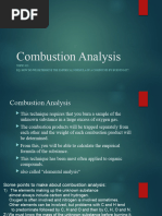 Chemistry Combustion Problems | PDF | Mole (Unit) | Oxygen