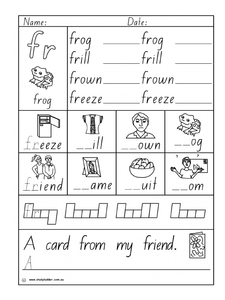 Studyladder - Activity Sheet - Blend FR | PDF