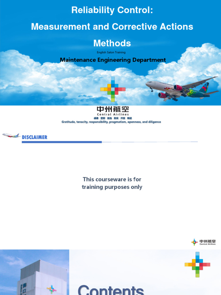 Reliability Control Measurements and Corrective Actions | PDF | Reliability Engineering | Statistics