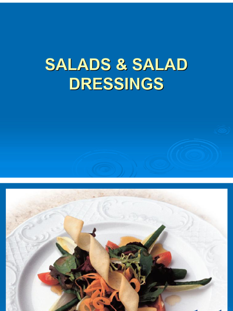 Essential Salad Components Guide | PDF | Salad | Leaf Vegetable