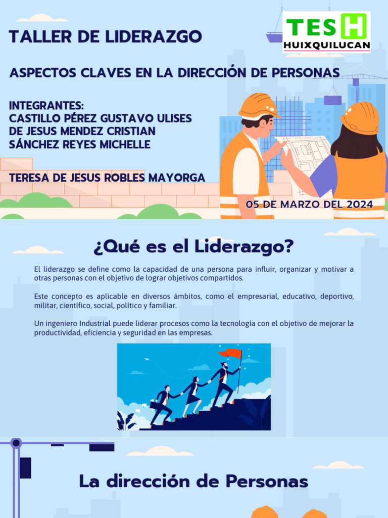 Aspectos Clave en La Direccion de Personas. Taller de Liderazgo. 4201 ...