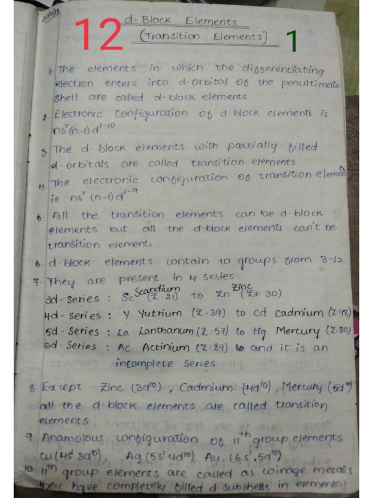 D Blick Elements (Che) | PDF