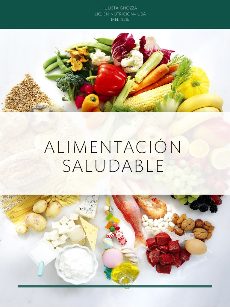ALIMENTACIÓN SALUDABLE | PDF