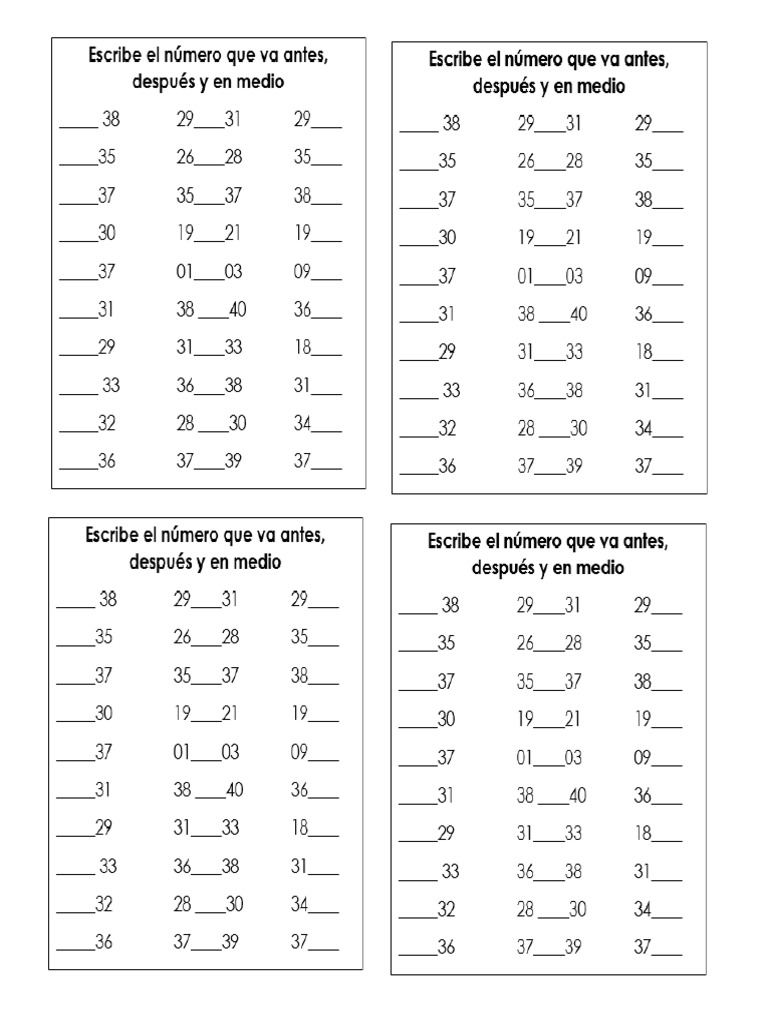 Actividad Familia Del 30 | PDF