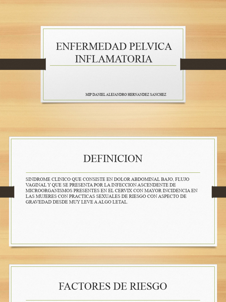 Enfermedad Pelvica Inflamatoria | PDF | Ciencias de la Salud | Sistema ...