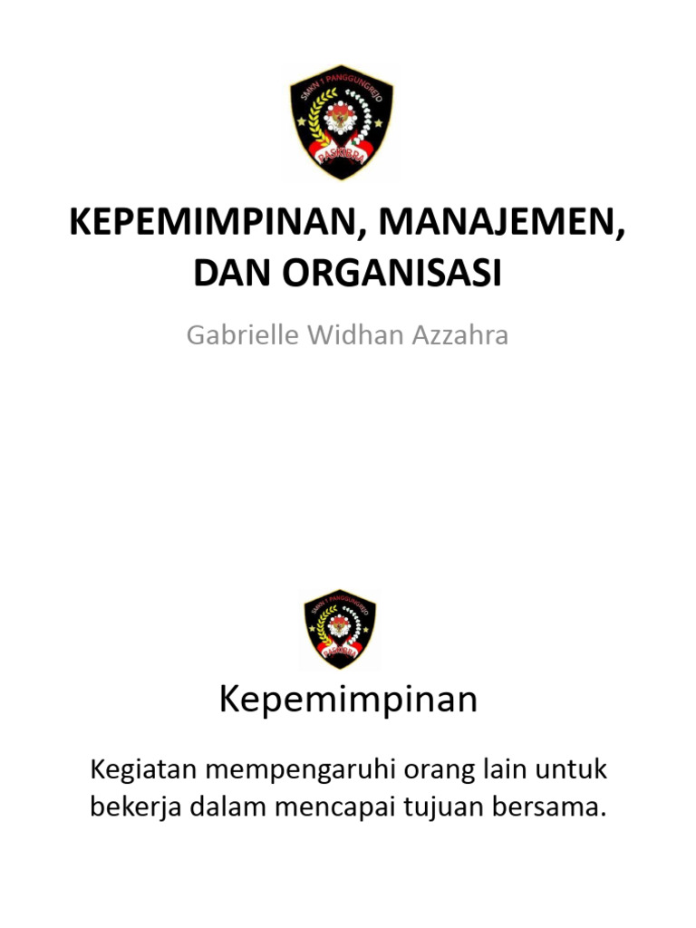 Materi Kmo (Penerimaan Anggota) | PDF