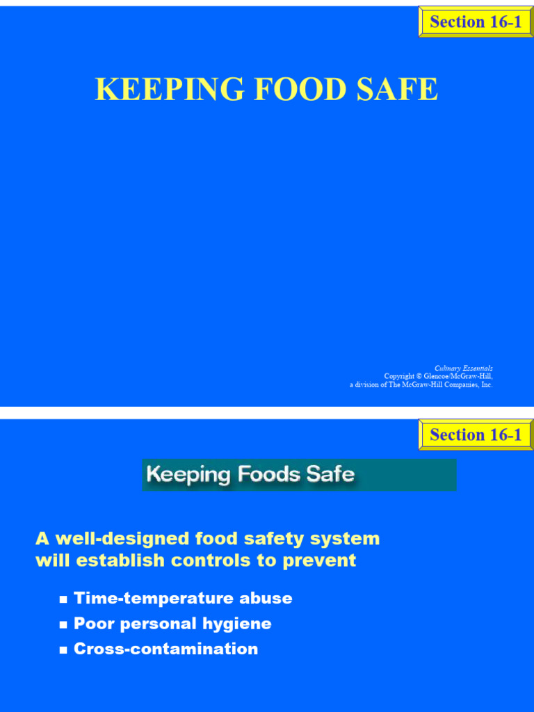 Day 2-Keeping Food Safe | PDF | Wellness